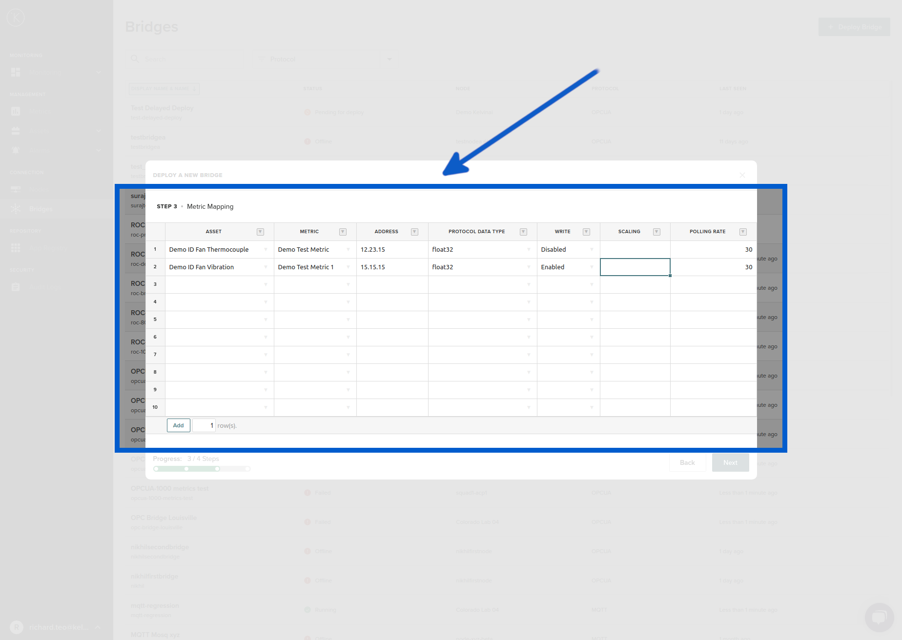 Creating an Emerson Controller ROC Bridge - KELVIN DOCUMENTATION