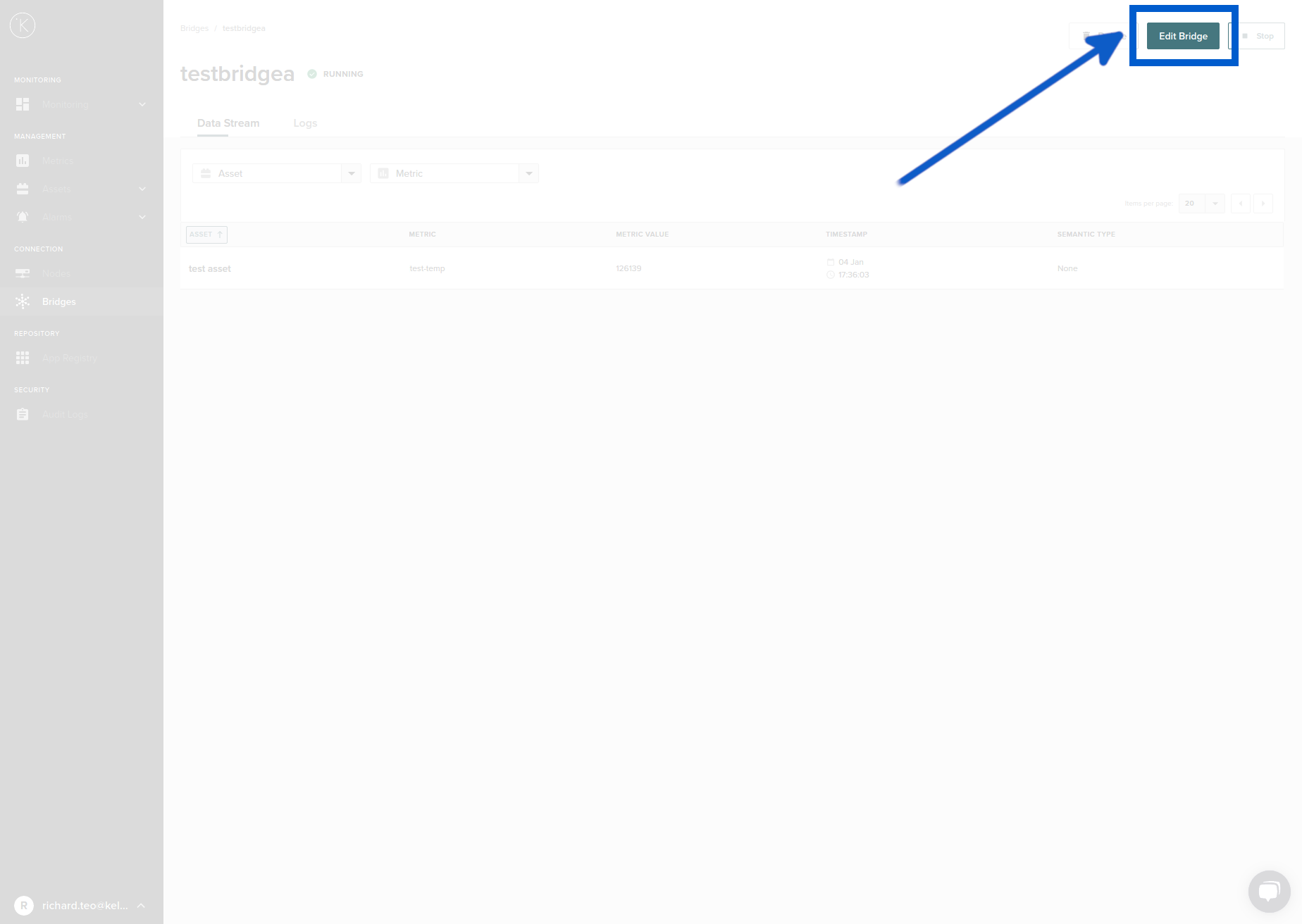 Creating an MQTT Bridge - KELVIN DOCUMENTATION