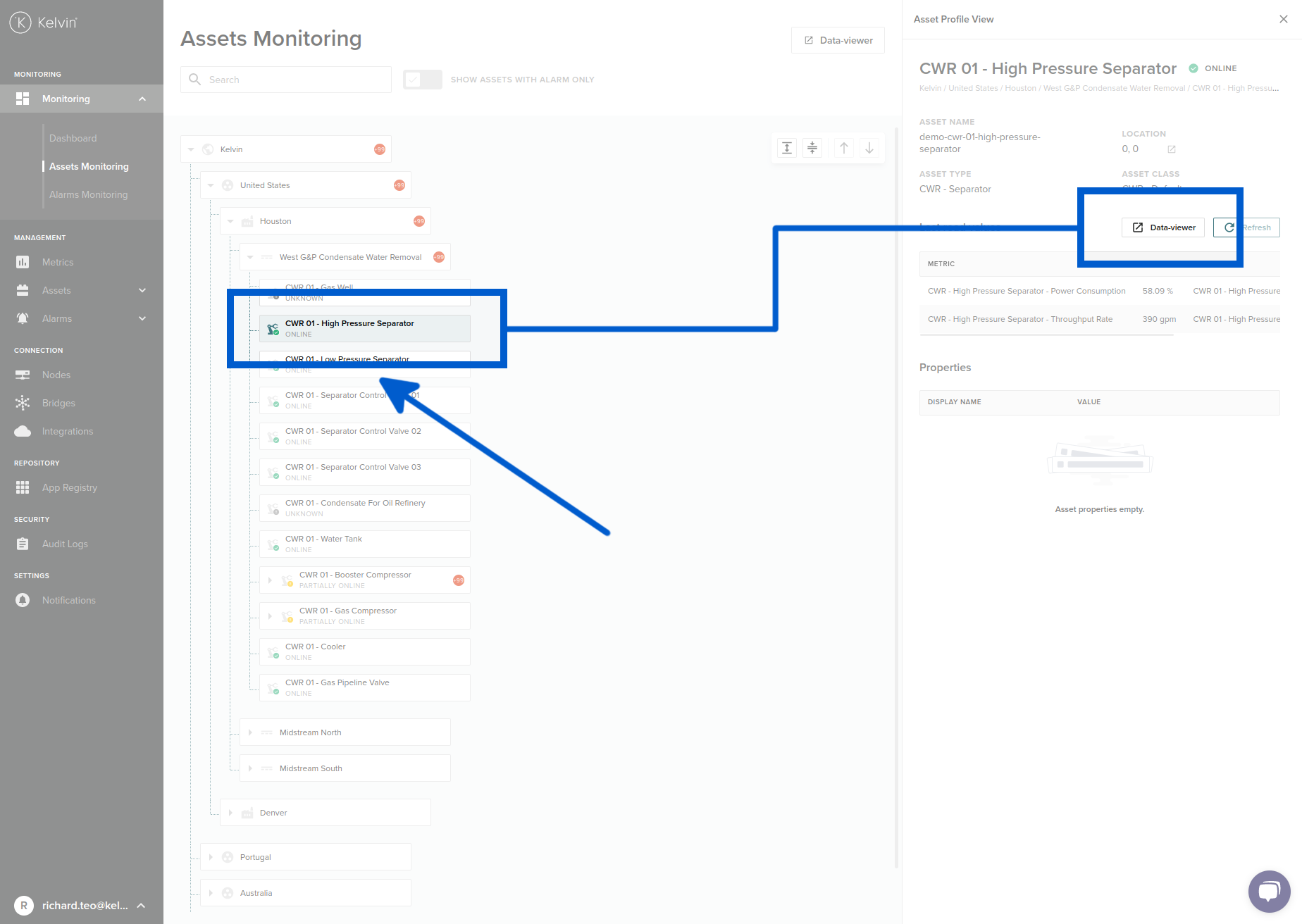 Assets Monitoring - KELVIN DOCUMENTATION