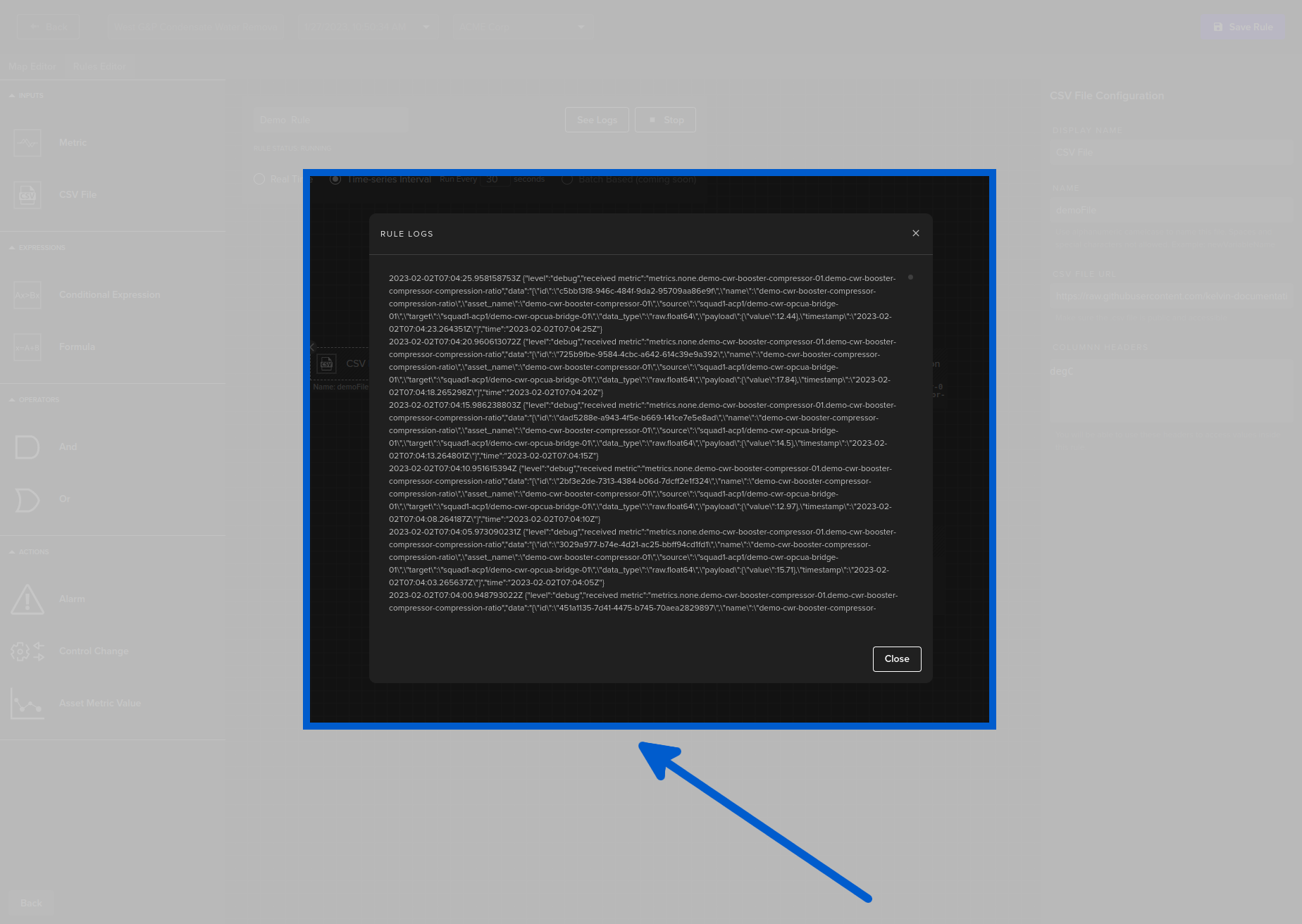 Kelvin (Main UX) Rules Editor - KELVIN DOCUMENTATION