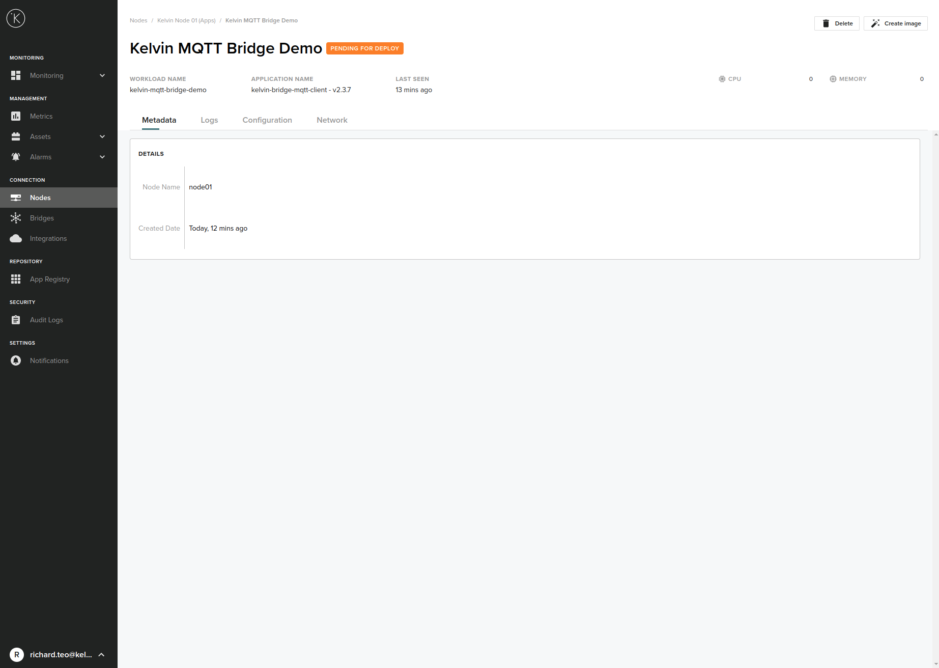 Future - Install a Kelvin App or Kelvin Bridge to Offline Kelvin Cluster ≧ 4.12 (NEED UPDATE ...