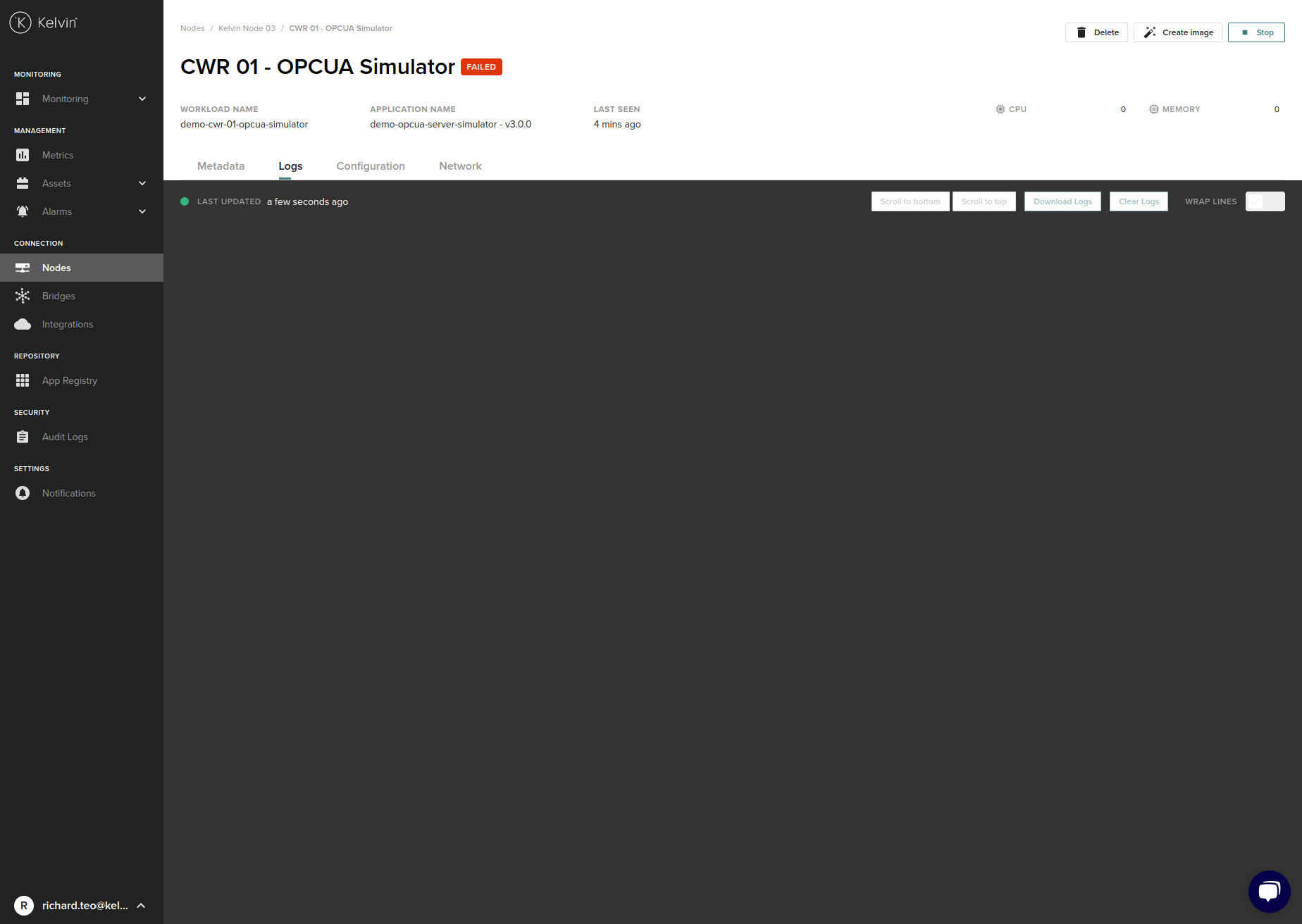 Kelvin Clusters / Nodes - KELVIN DOCUMENTATION