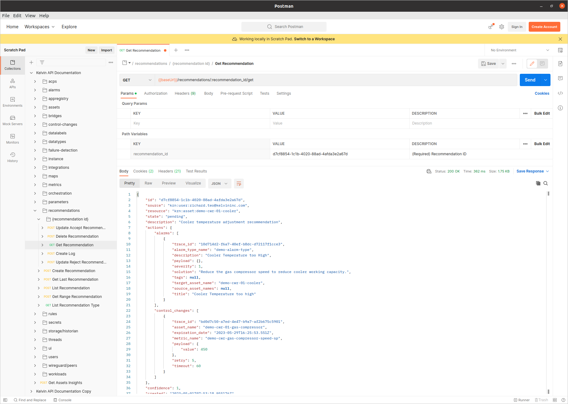 GSG Recommendations - KELVIN DOCUMENTATION