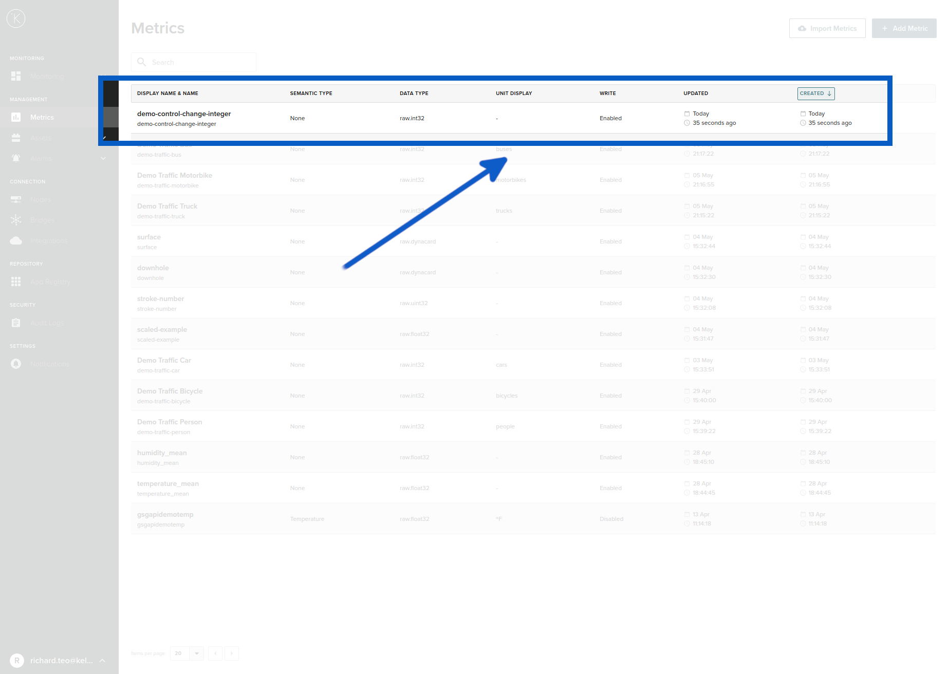 GSG Control Change - KELVIN DOCUMENTATION