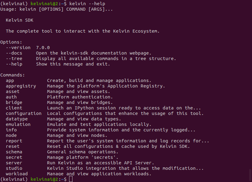 GSG Kelvin SDK - KELVIN DOCUMENTATION