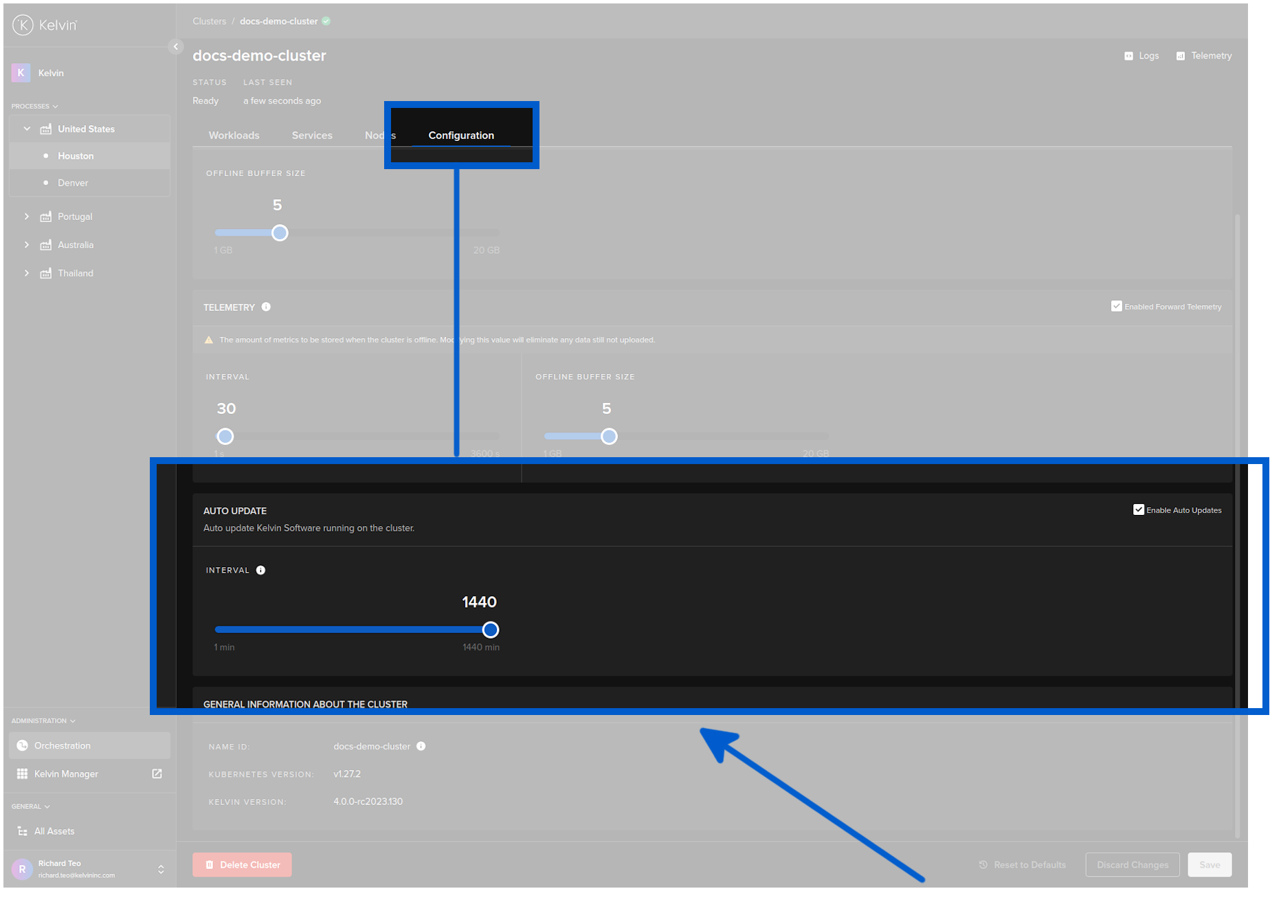 Kelvin Clusters / Nodes - KELVIN DOCUMENTATION