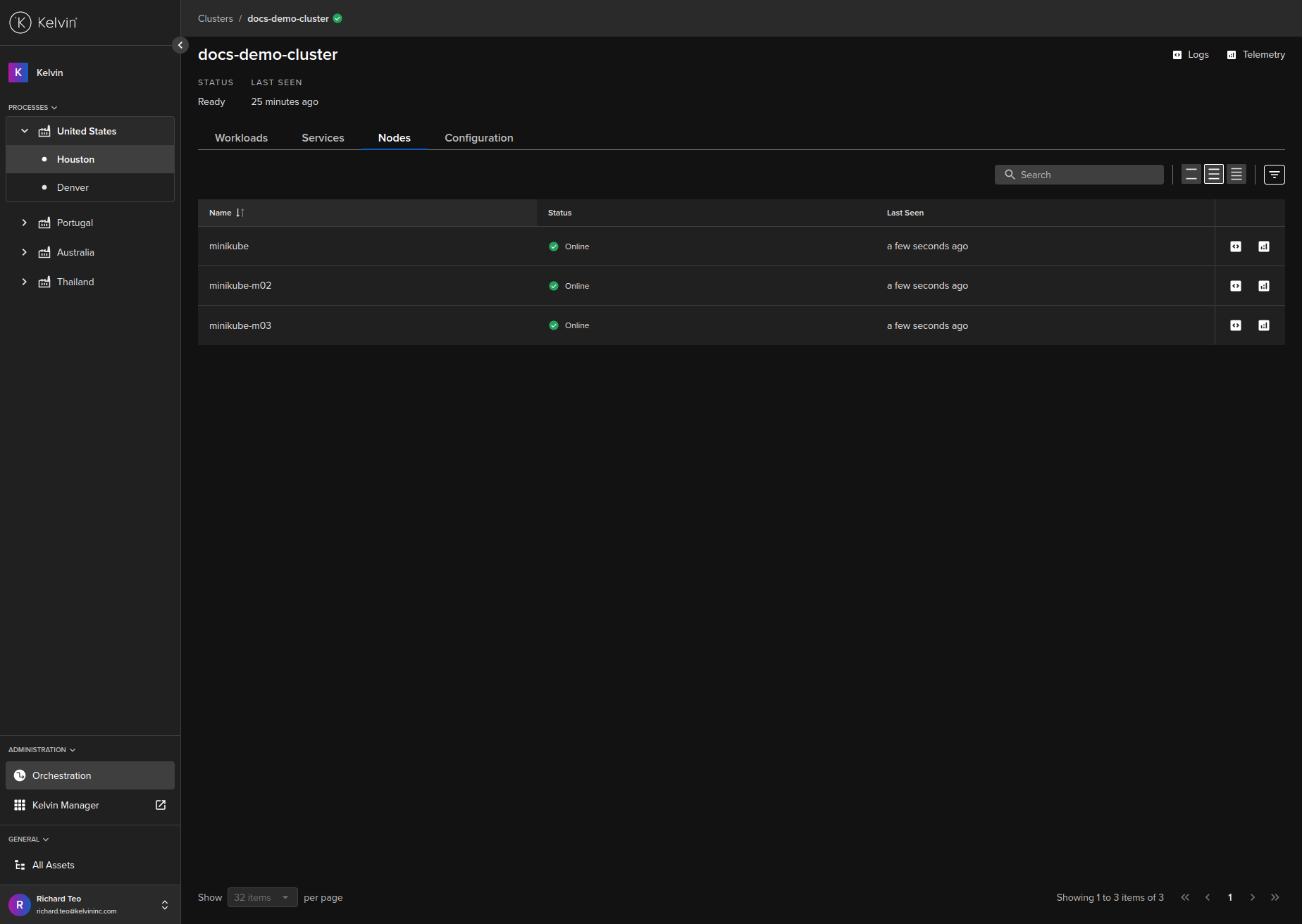 Kelvin Clusters Nodes Kelvin Documentation