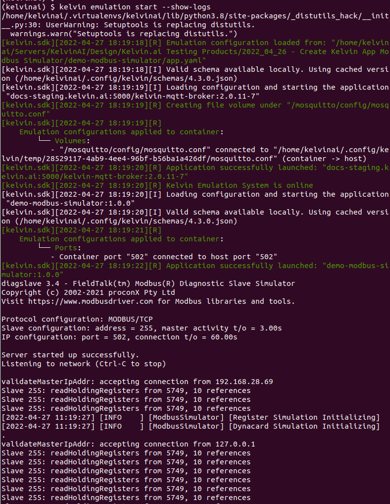 Deploy A Modbus Simulator To A Kelvin Cluster Written ≥ 4 12 Kelvin