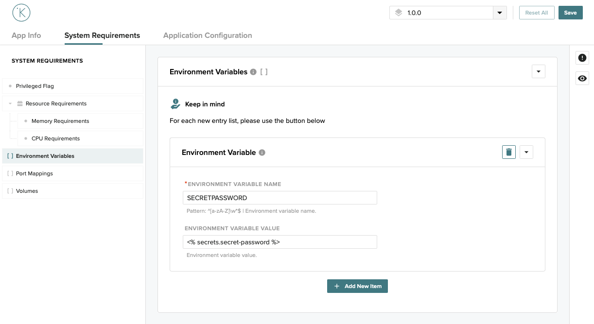 Secrets - KELVIN DOCUMENTATION