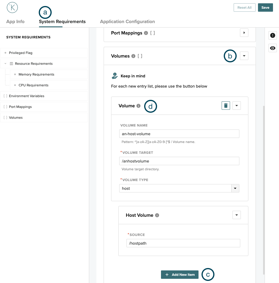 Volumes - KELVIN DOCUMENTATION