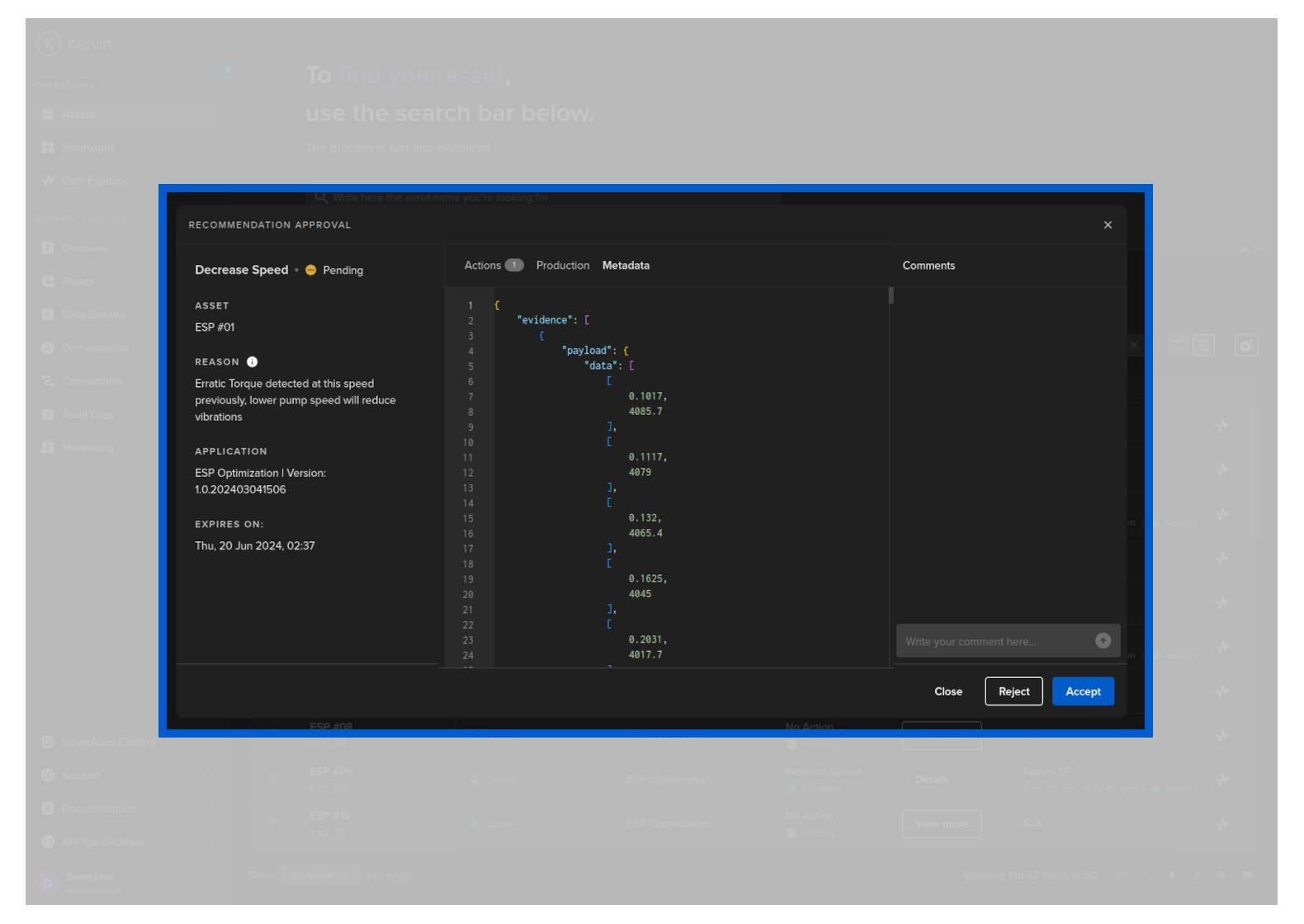 View Recommendations - Kelvin Documentation