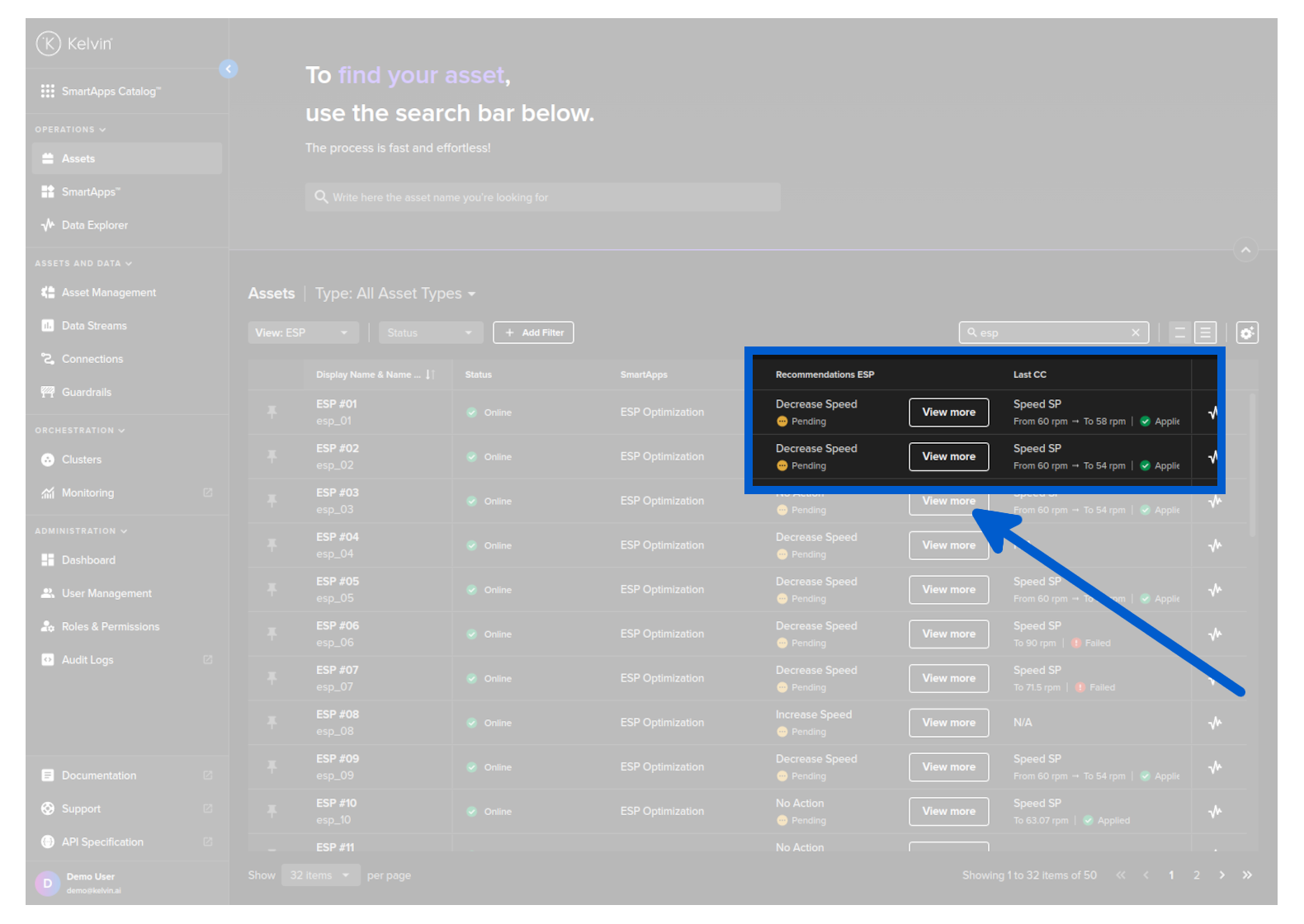 View Recommendations - Kelvin Documentation