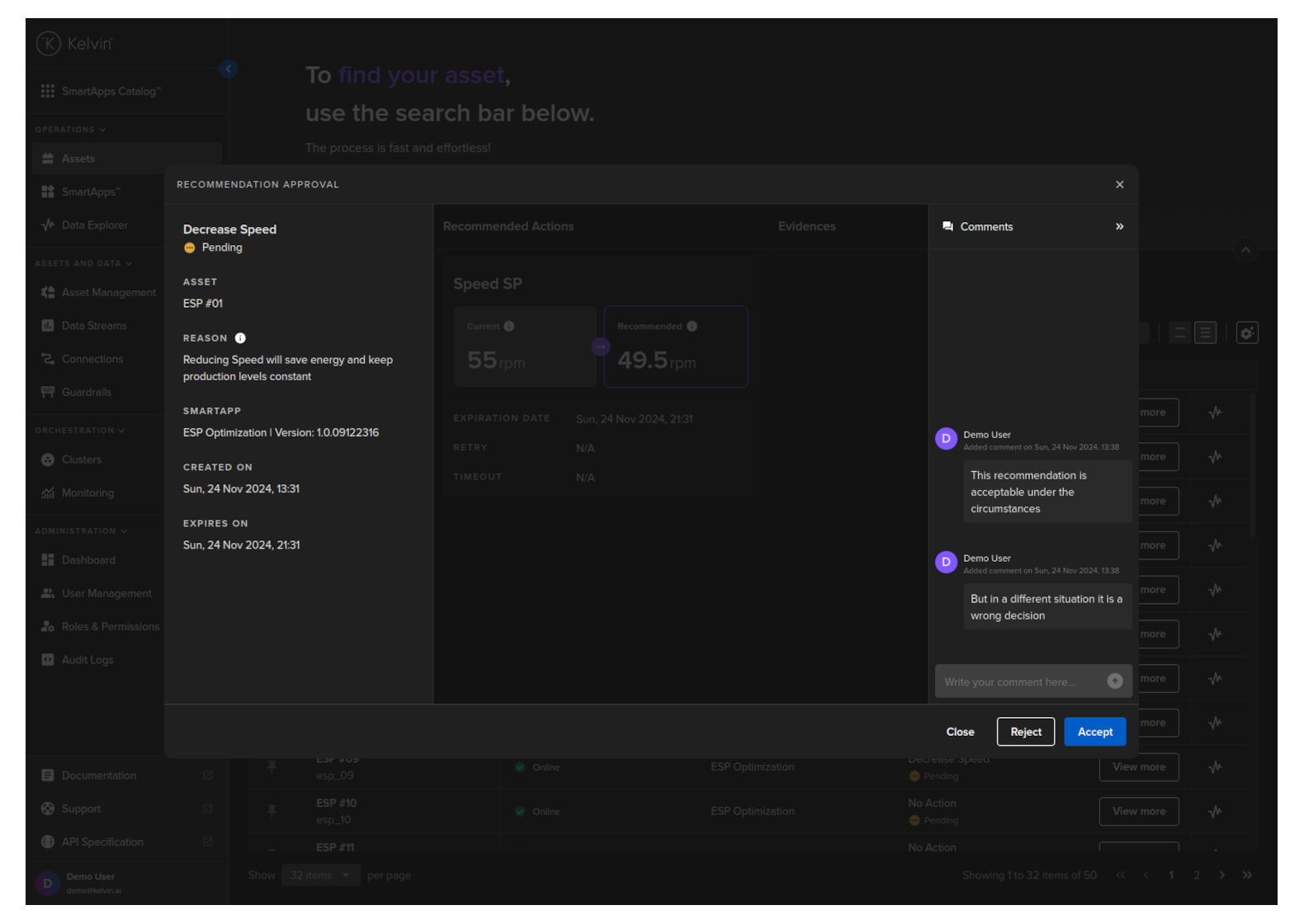 View Recommendations - Kelvin Documentation