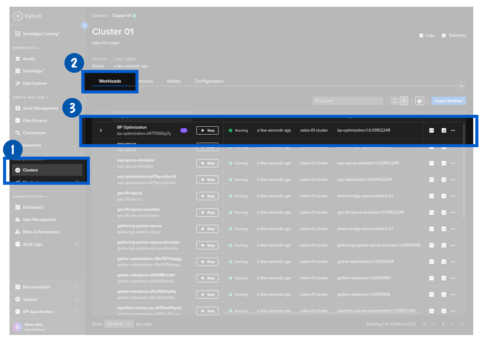 Deploy a Staged Workload - Kelvin Documentation