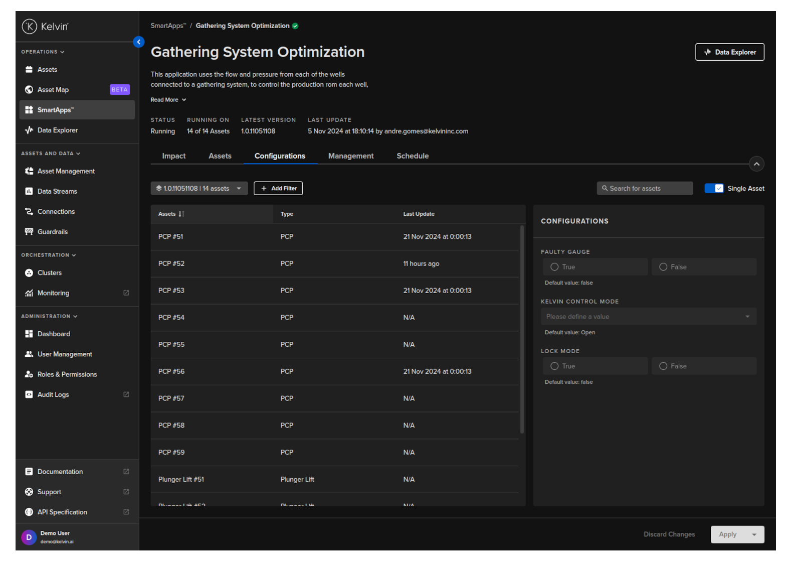 Create Scheduled Parameter - Kelvin Documentation
