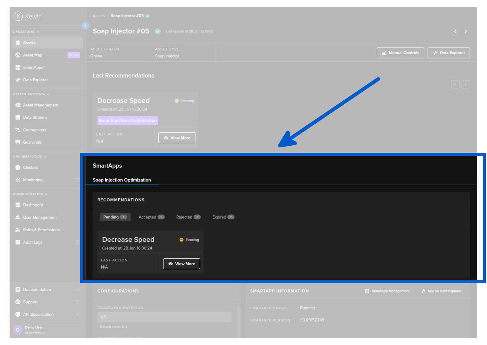 View Recommendations - Kelvin Documentation