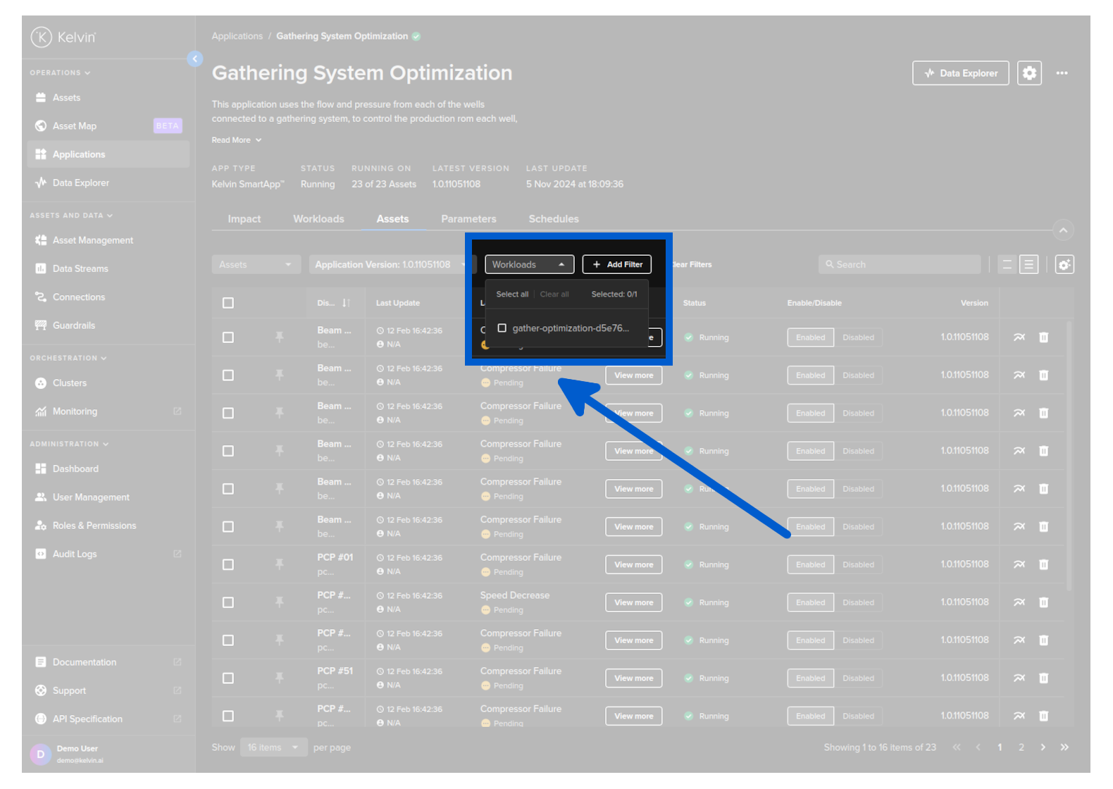 Filter List - Kelvin Documentation