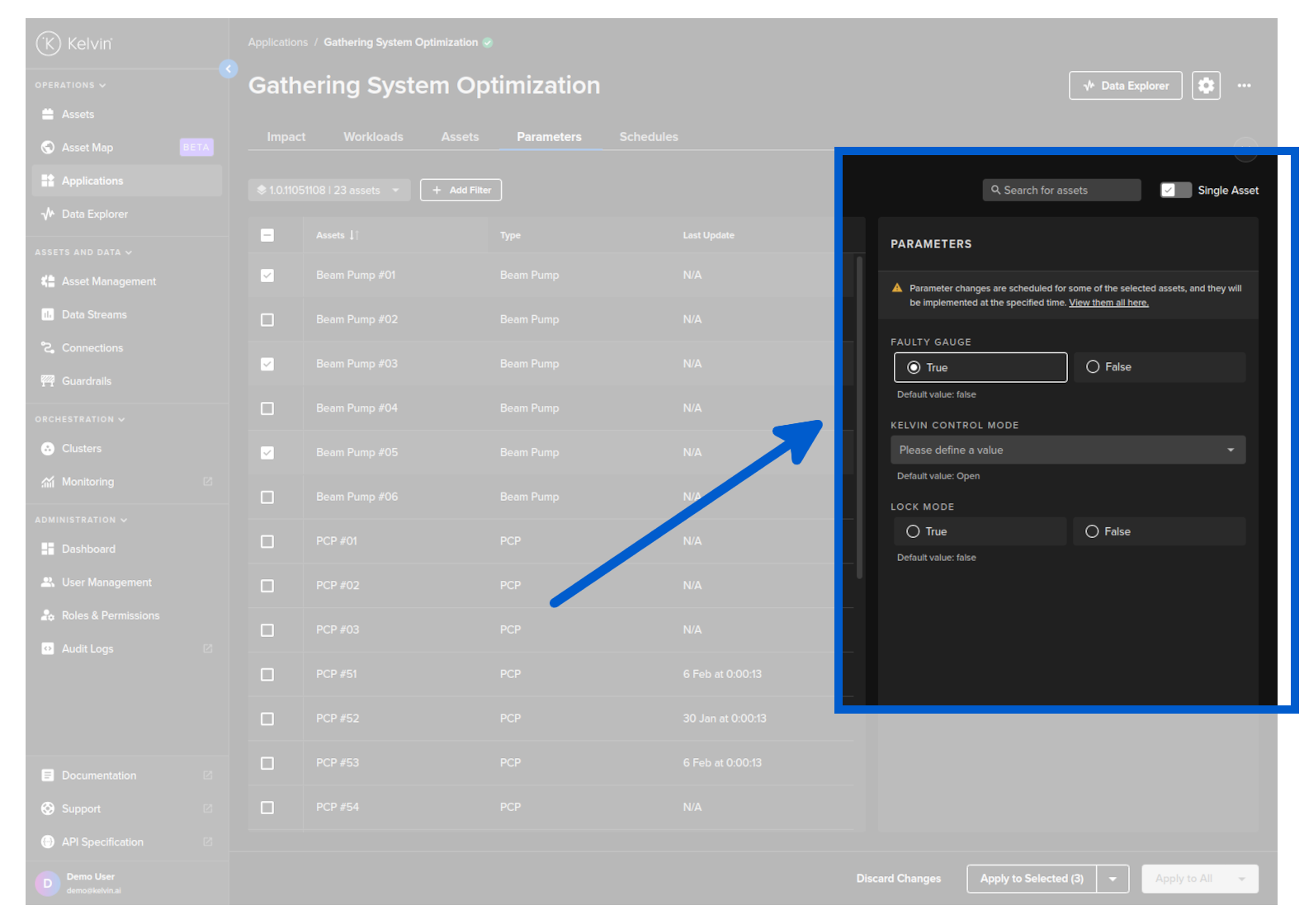 Create Schedule Kelvin Documentation