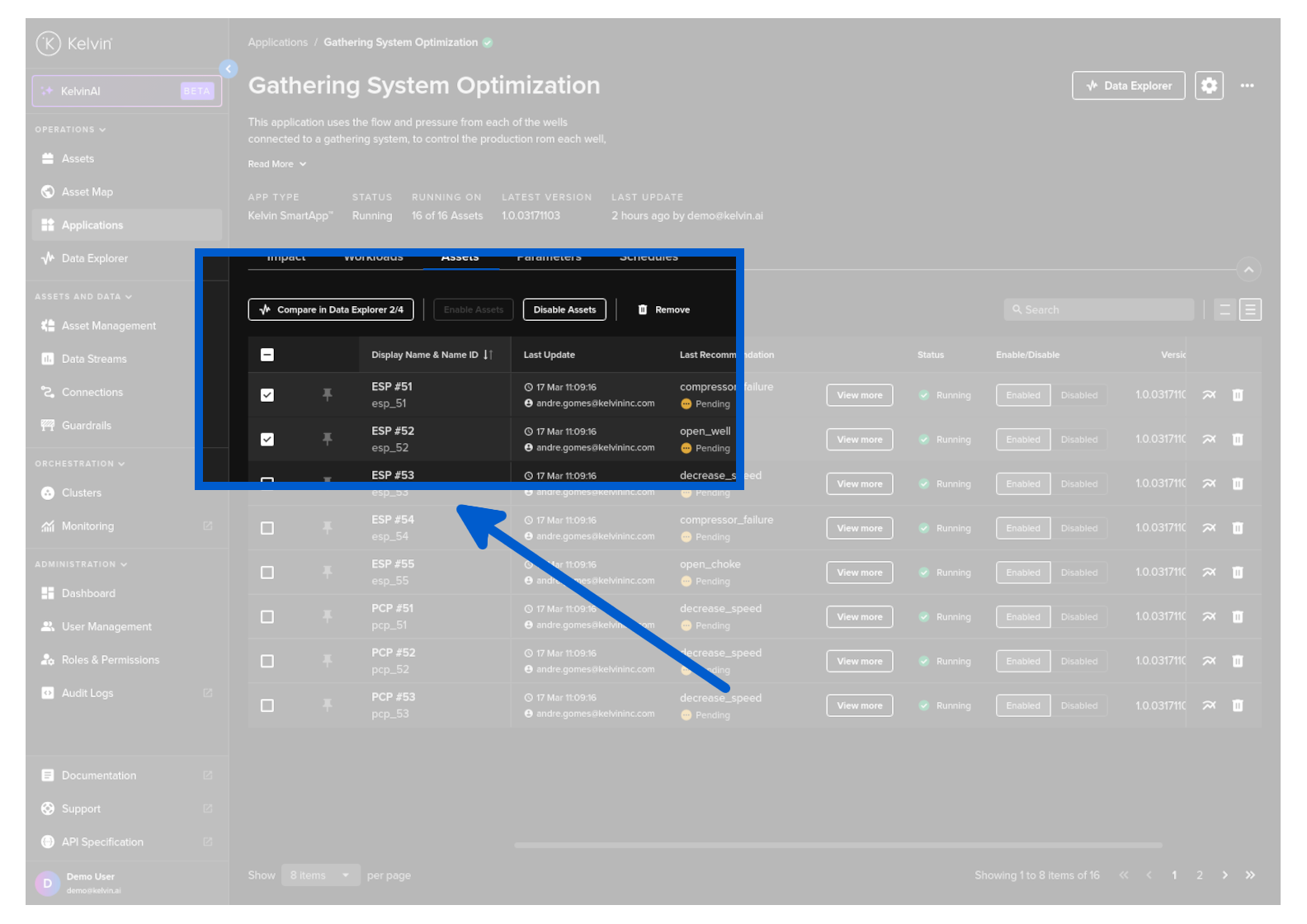 Compare Data Streams - Kelvin Documentation