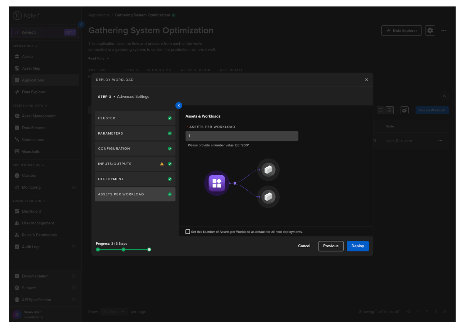 Deploy Workload - Kelvin Documentation
