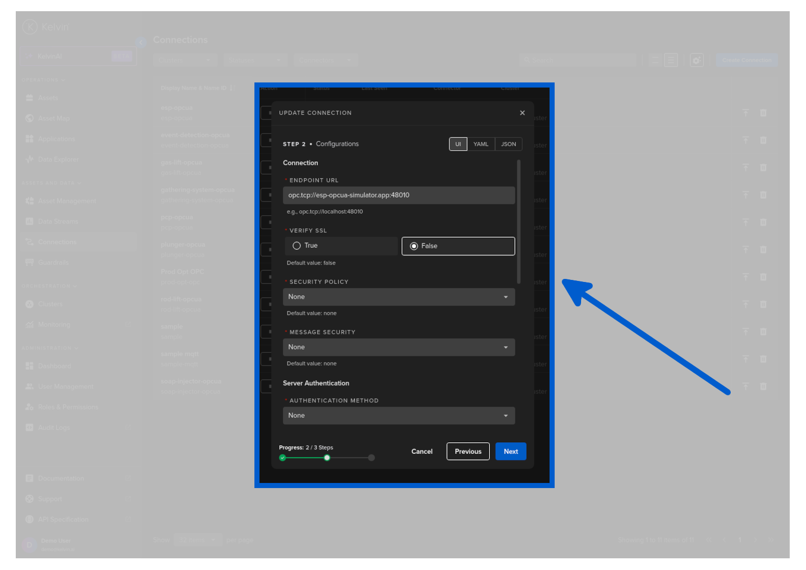 App Configuration - Kelvin Documentation