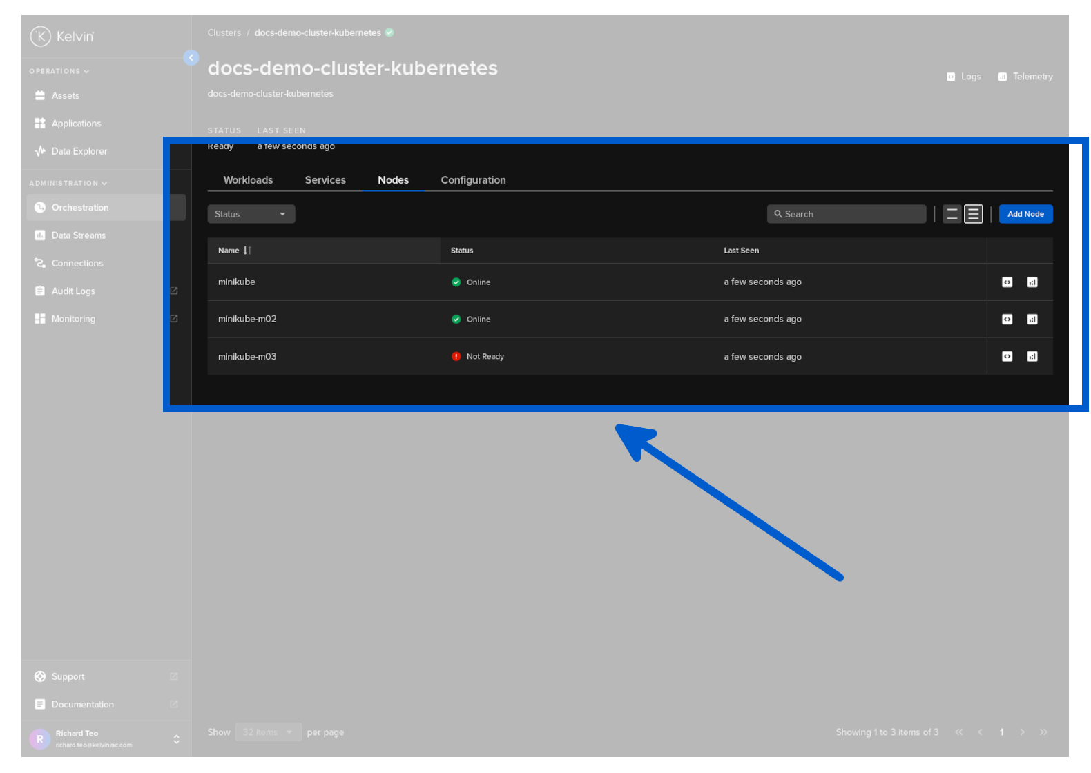 Cluster Management - How To - Kelvin Documentation