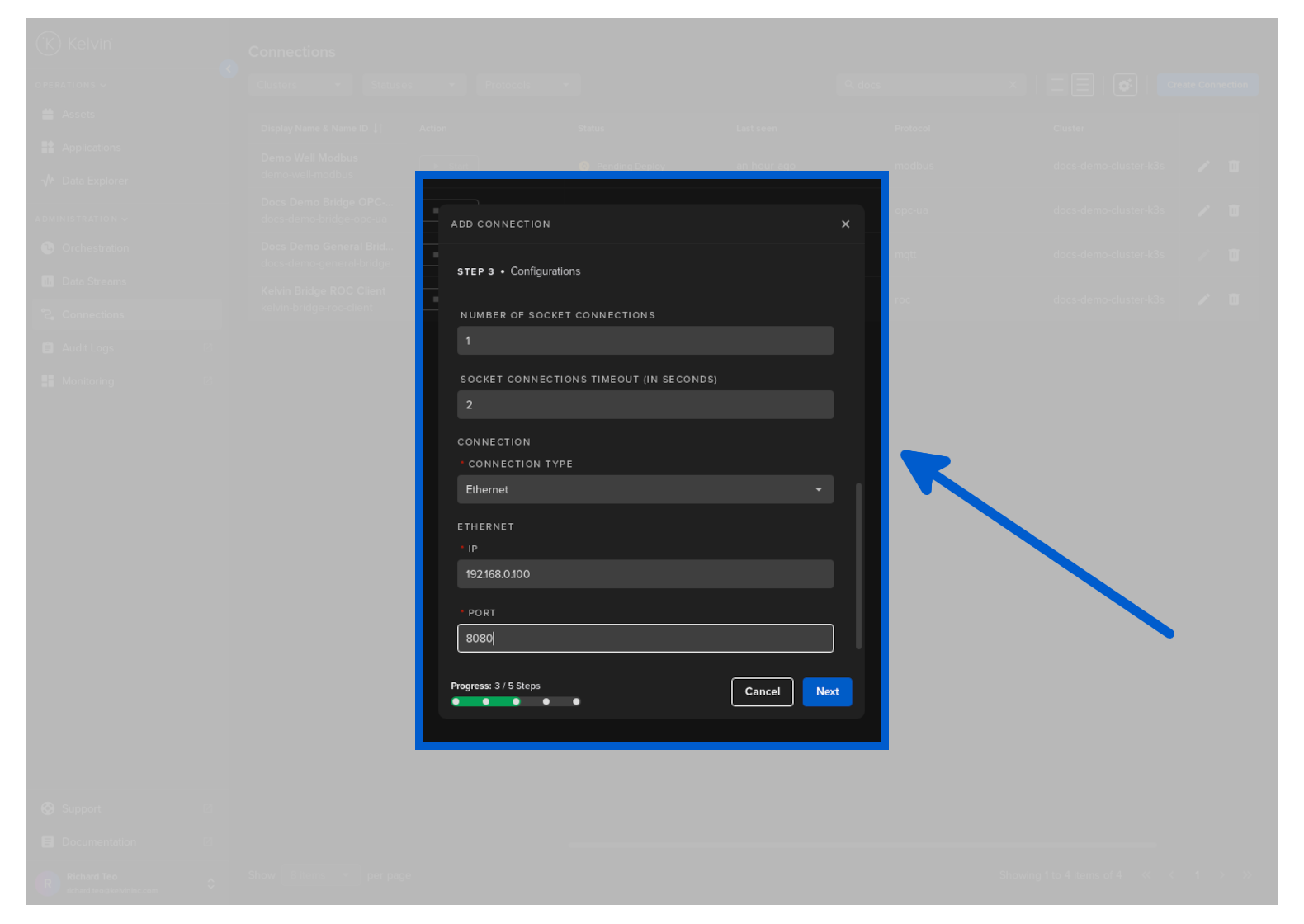 Connect to ROC - Kelvin Documentation