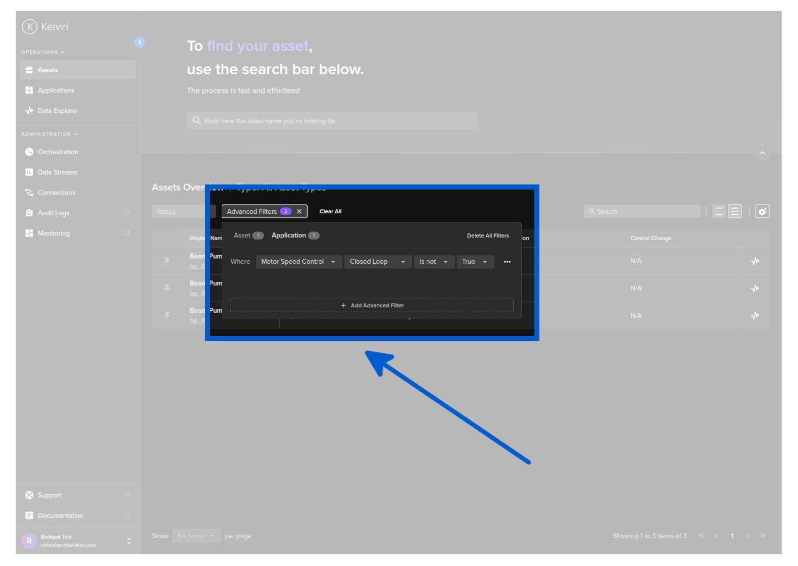Managing Assets - Kelvin Documentation