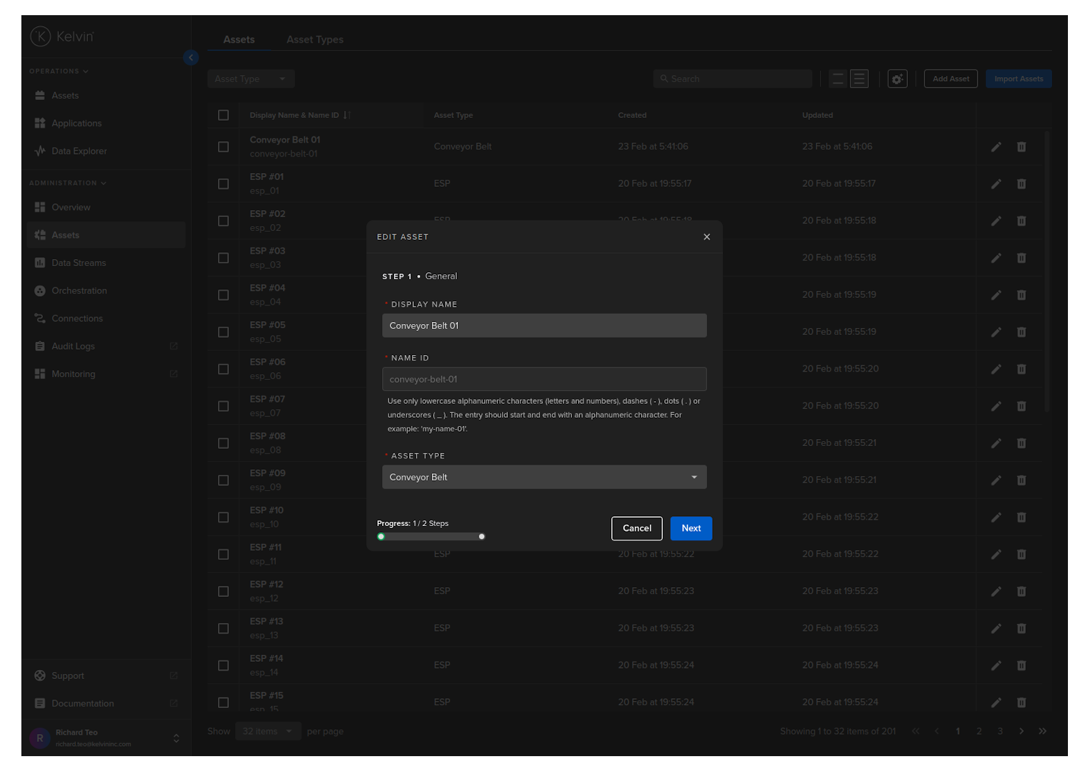 Asset - How to - Kelvin Documentation