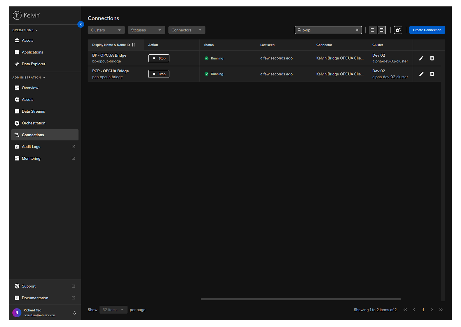 Connect to ROC - Kelvin Documentation