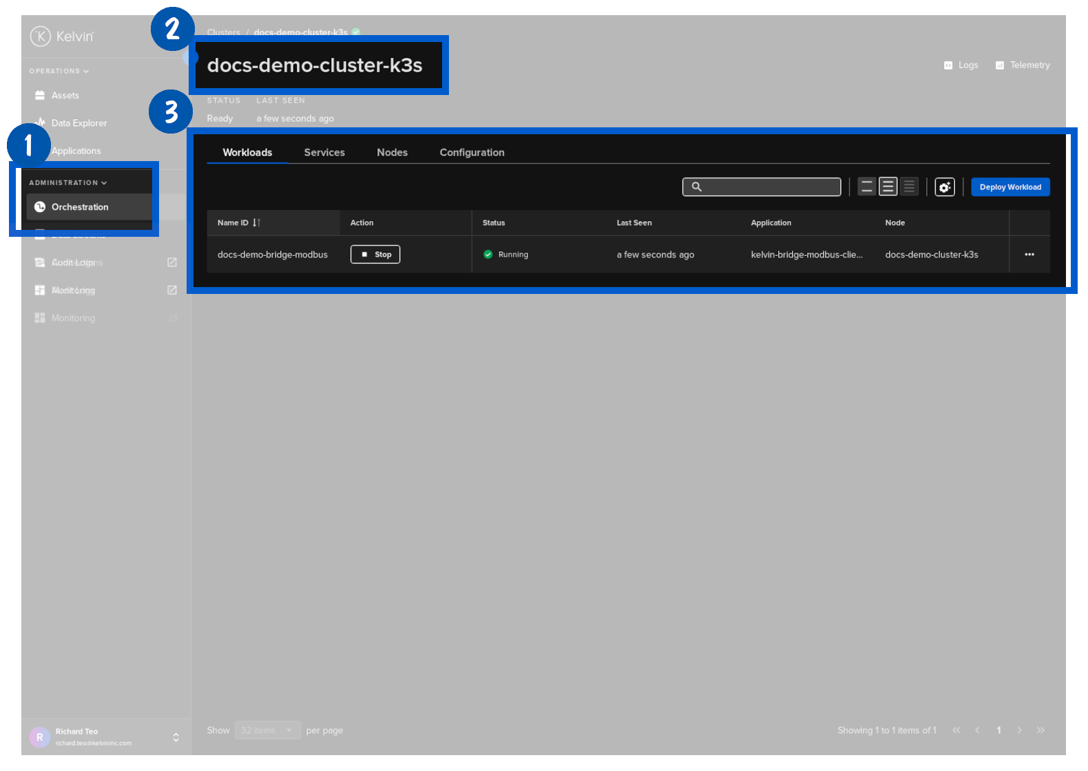 Application - Kelvin Documentation