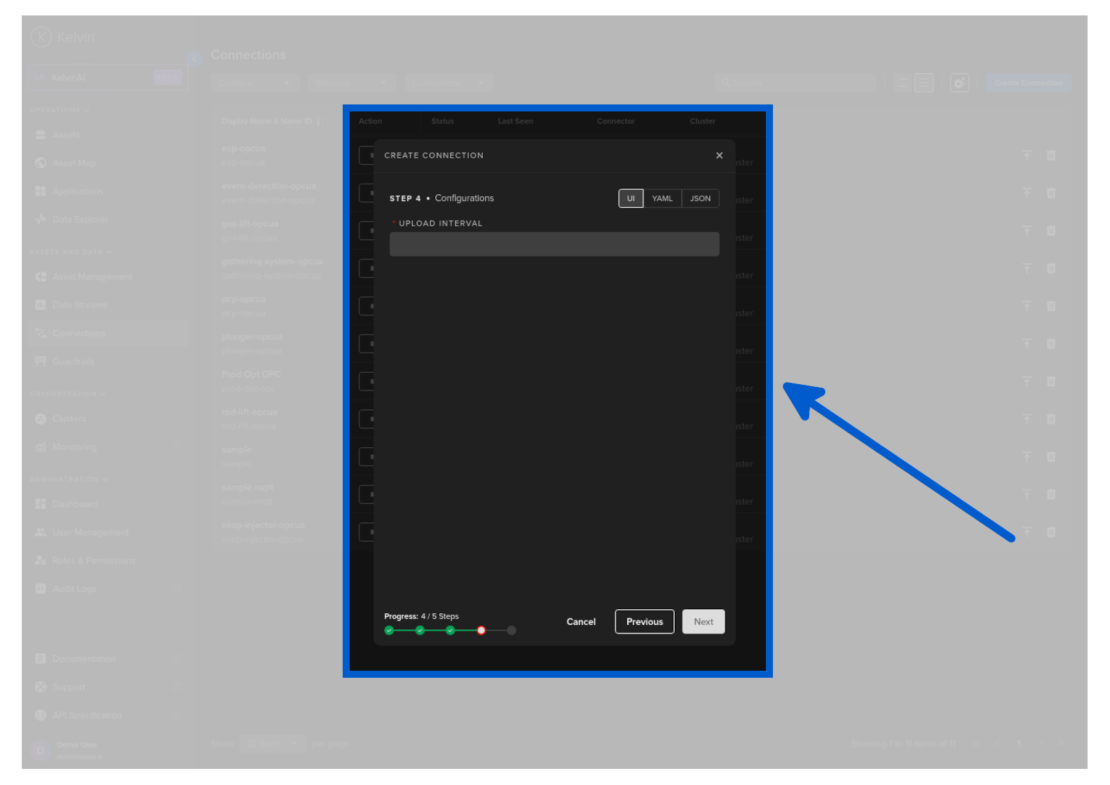 Create an Import - Kelvin Documentation