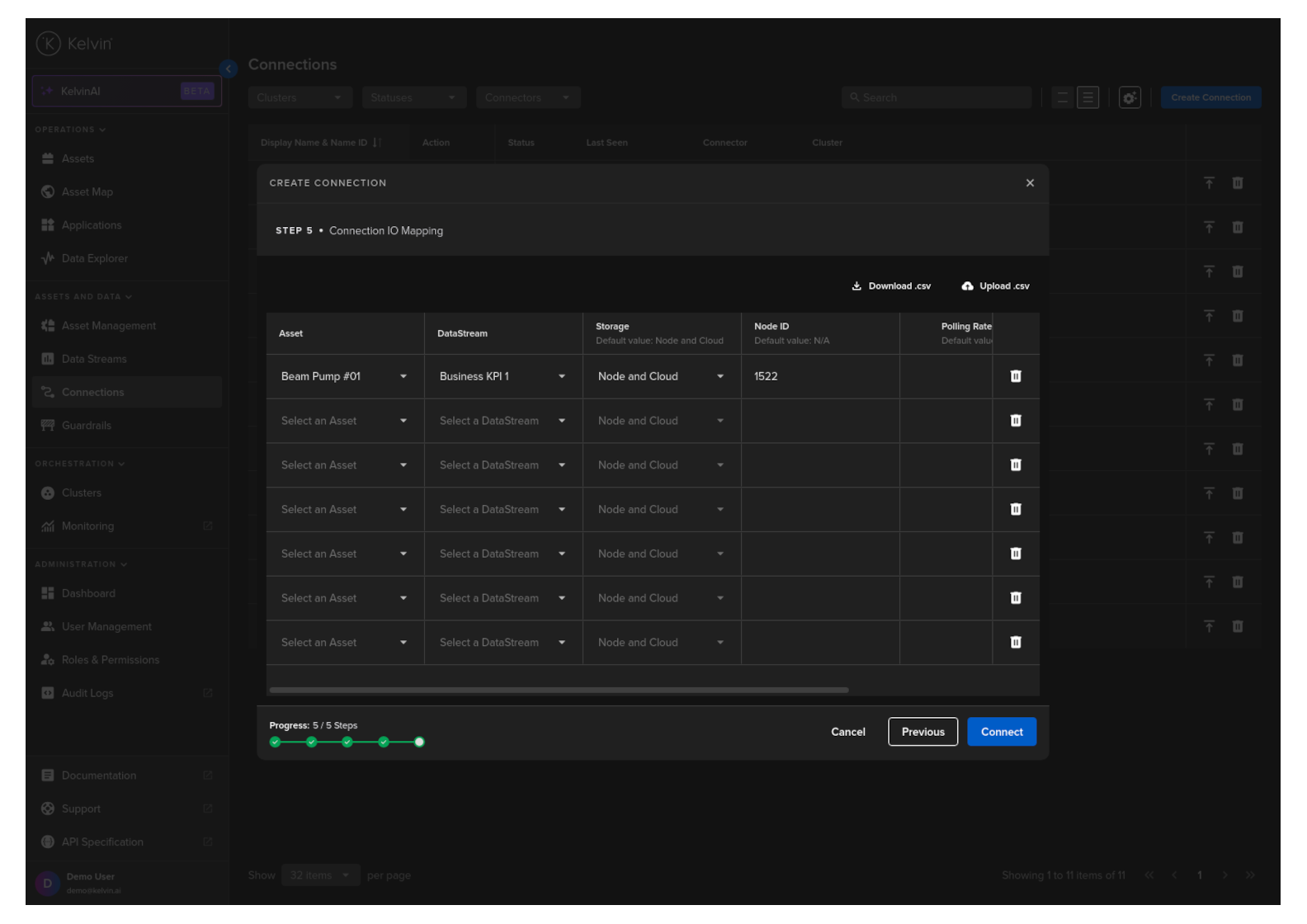2. Connect to your data - Kelvin Documentation
