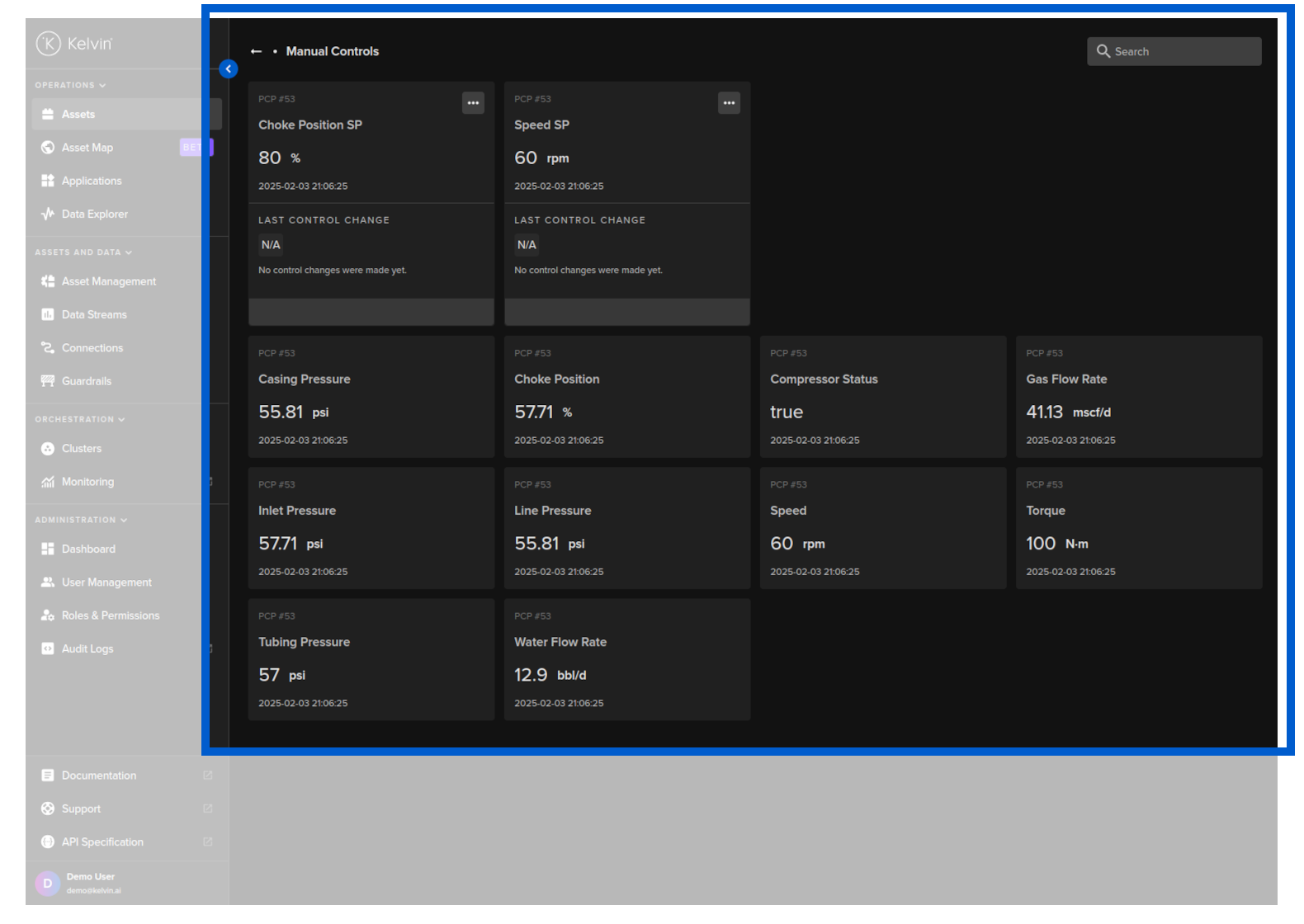 Manual Controls - Kelvin Documentation
