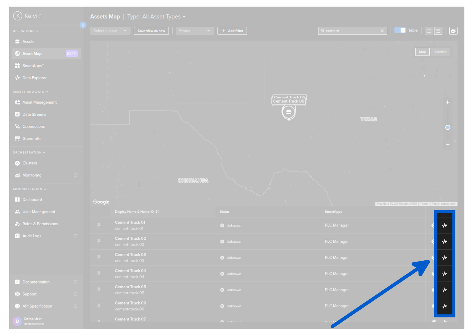 Managing Assets - Kelvin Documentation
