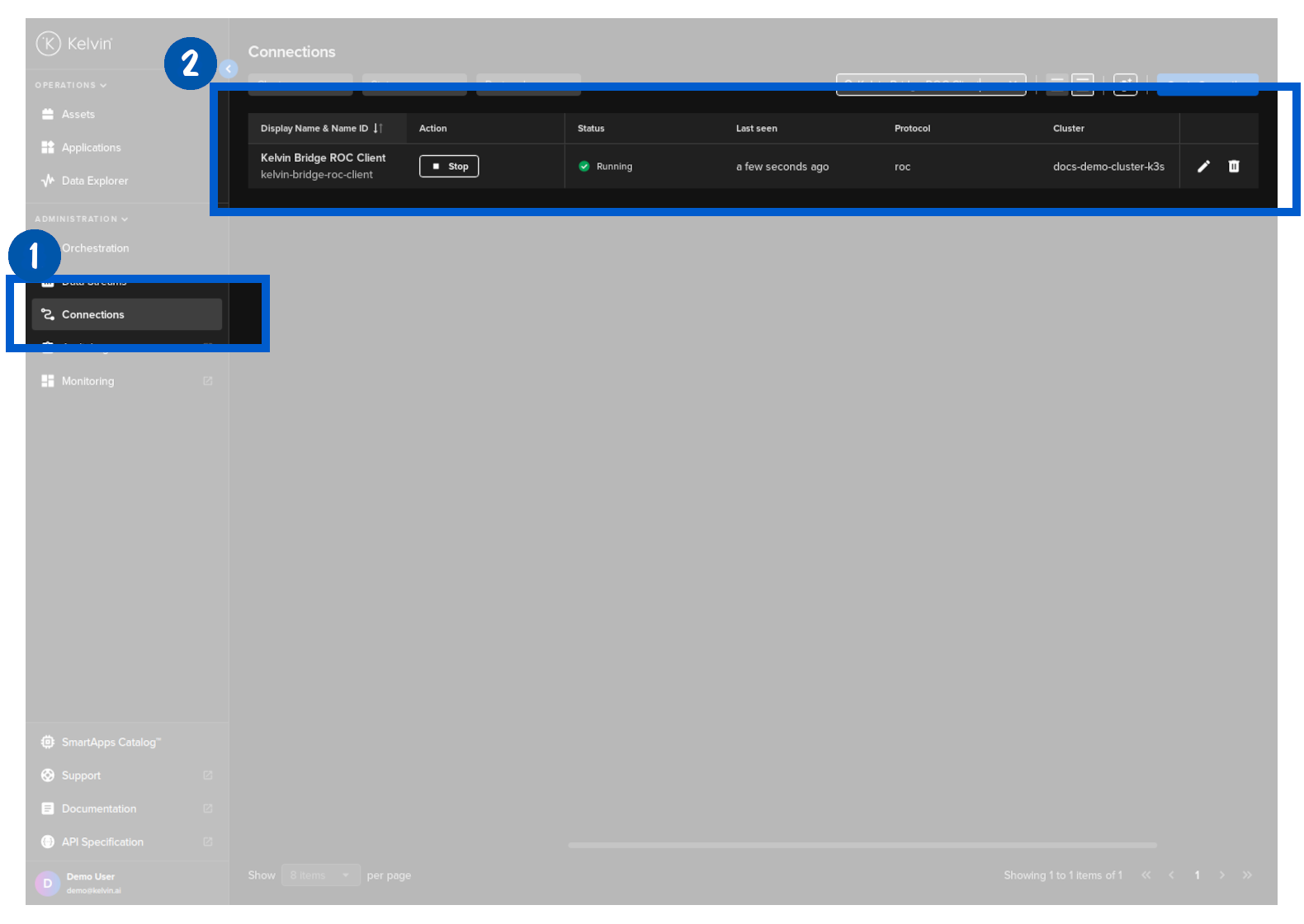 Connect to ROC - Kelvin Documentation