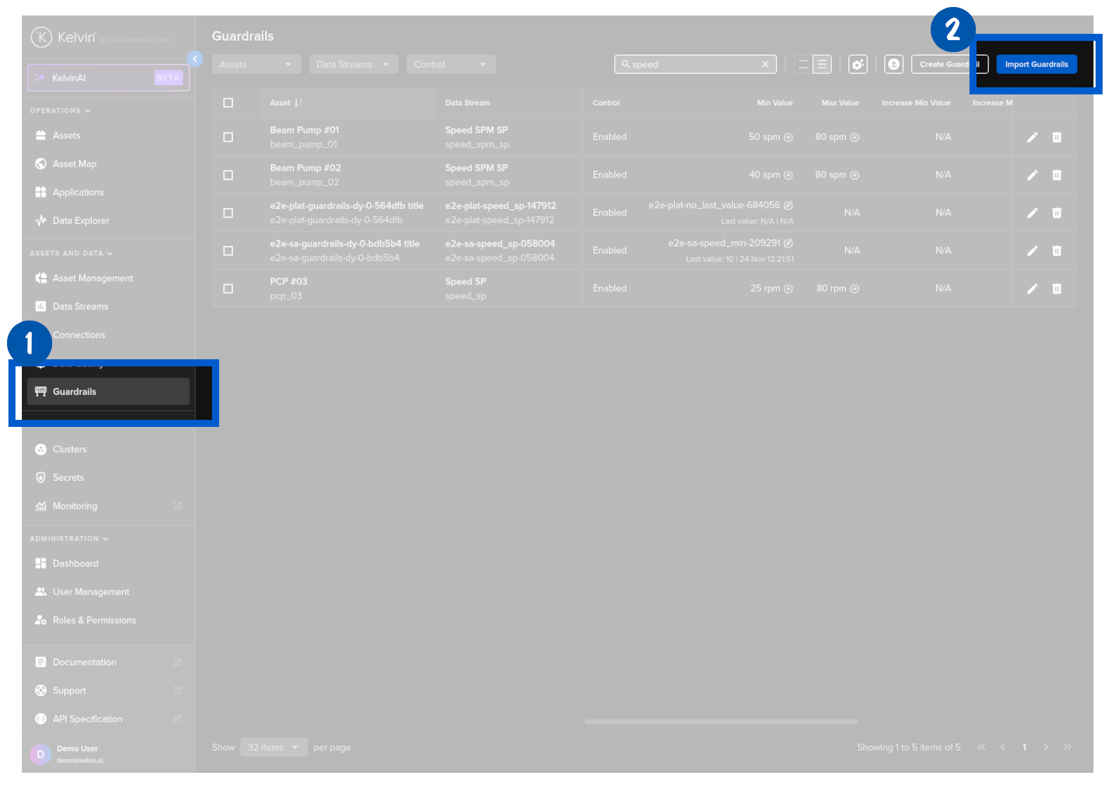 Create a Guardrail - Kelvin Documentation