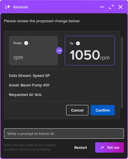 Control Changes - Kelvin Documentation