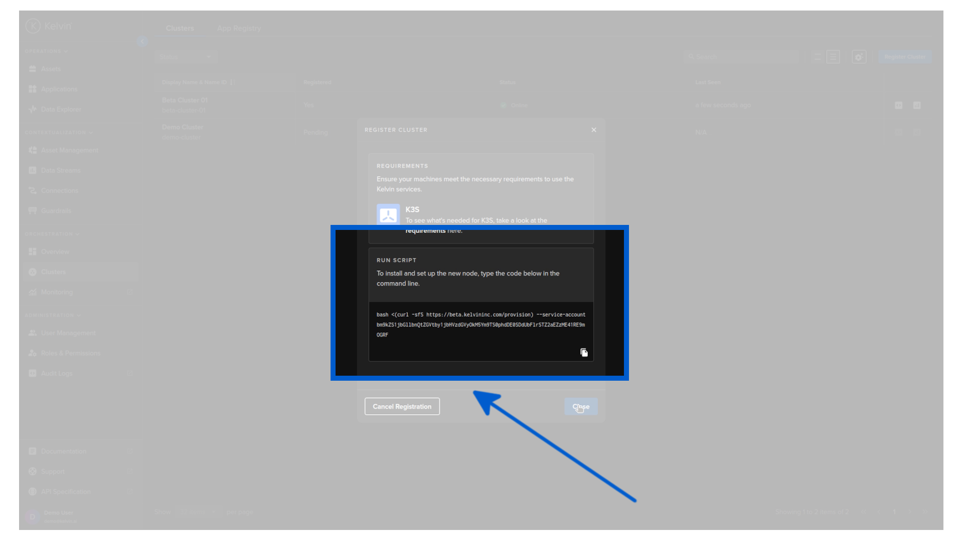 Provision Edge Device Kelvin Documentation