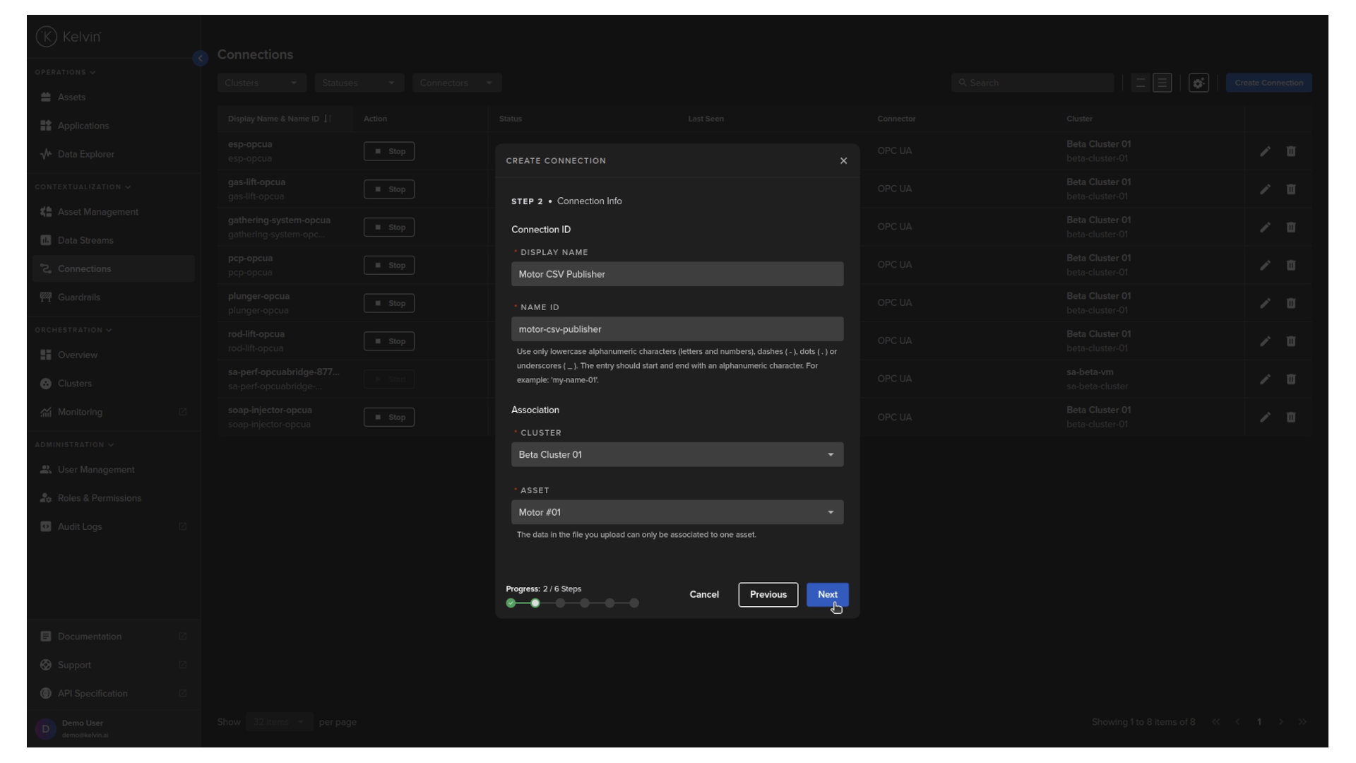 Stream Data from Assets - Kelvin Documentation Stream Data from Assets - Kelvin Documentation
